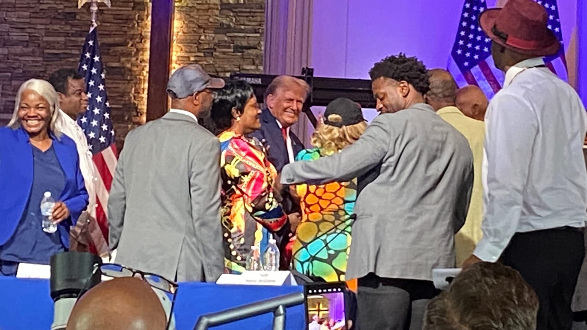 Donald Trump Visits Black Church On Detroit S Westside