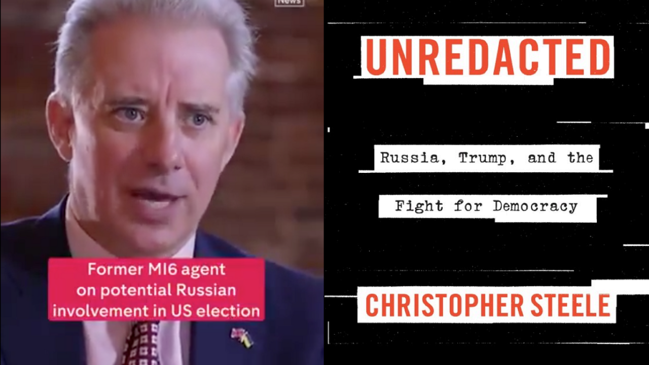Discredited "Former" MI6 Spy Christopher Steele Attempts to Interfere in US Elections Again!